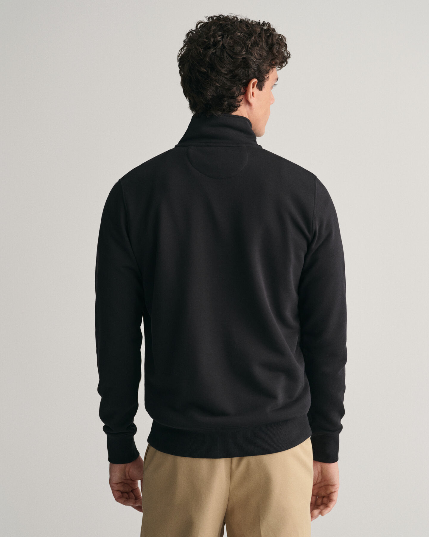 Shield sweatshirt med halv dragkedja - GANT