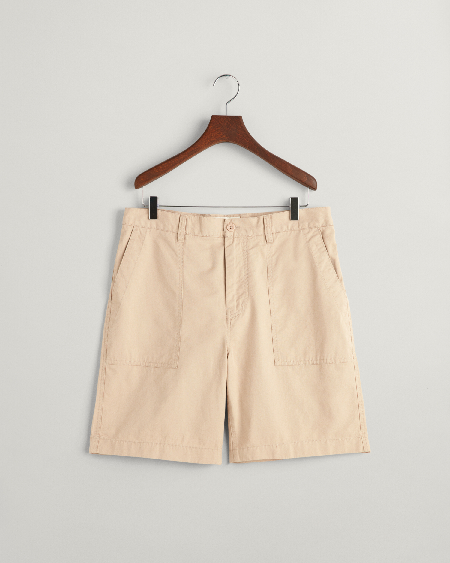 Regular fit shorts i bomull och linne - GANT